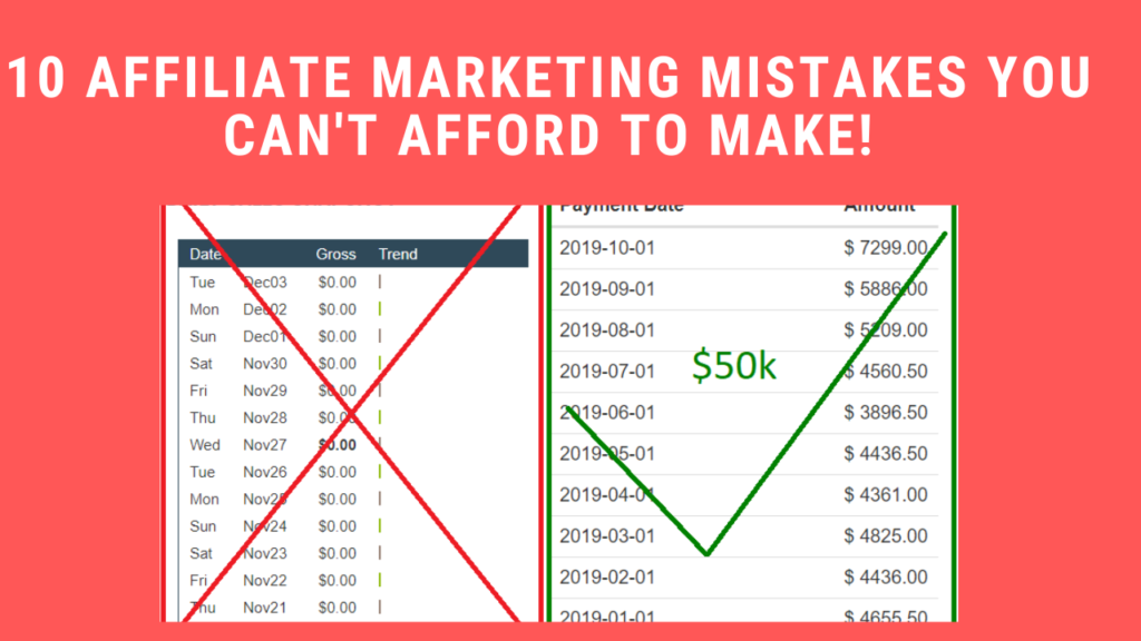 10 Affiliate Marketing Mistakes You Can't Afford to Make.